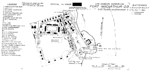 FORT MacARTHUR (Upper Reservation & Lower Reservations) - Coast Defense ...